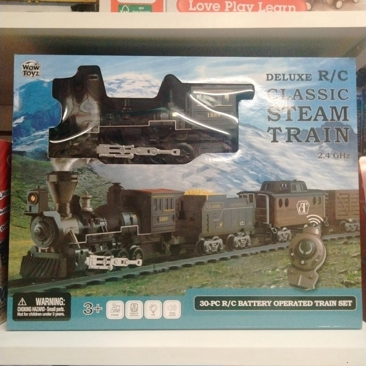 Deluxe R/C Classic Train Set: Steam Engine 30 Pcs – Grandma's Place